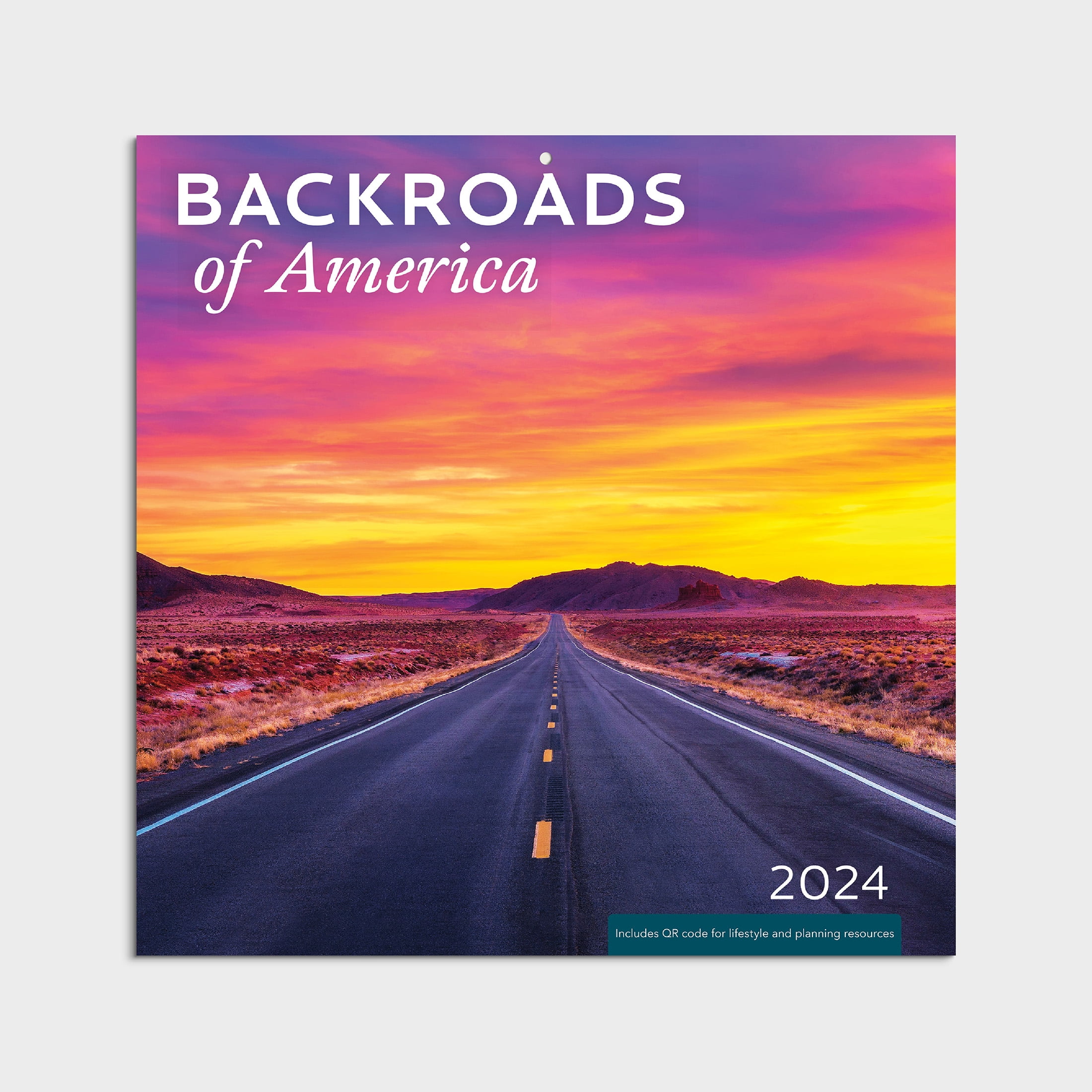 2024-12 Month Calendar- Back roads of America 12x12 Hanging Wall ...