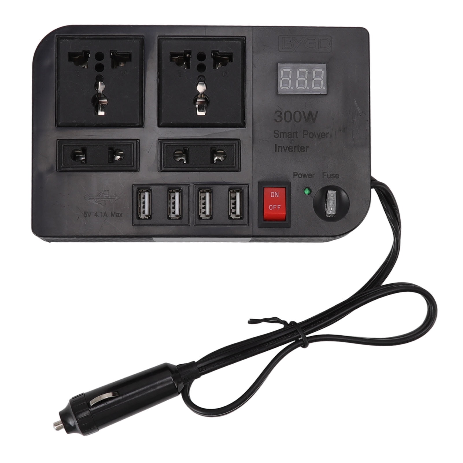 2024 12V 300W Car Inverter AC 220V Power Converter Multiple Protection ...