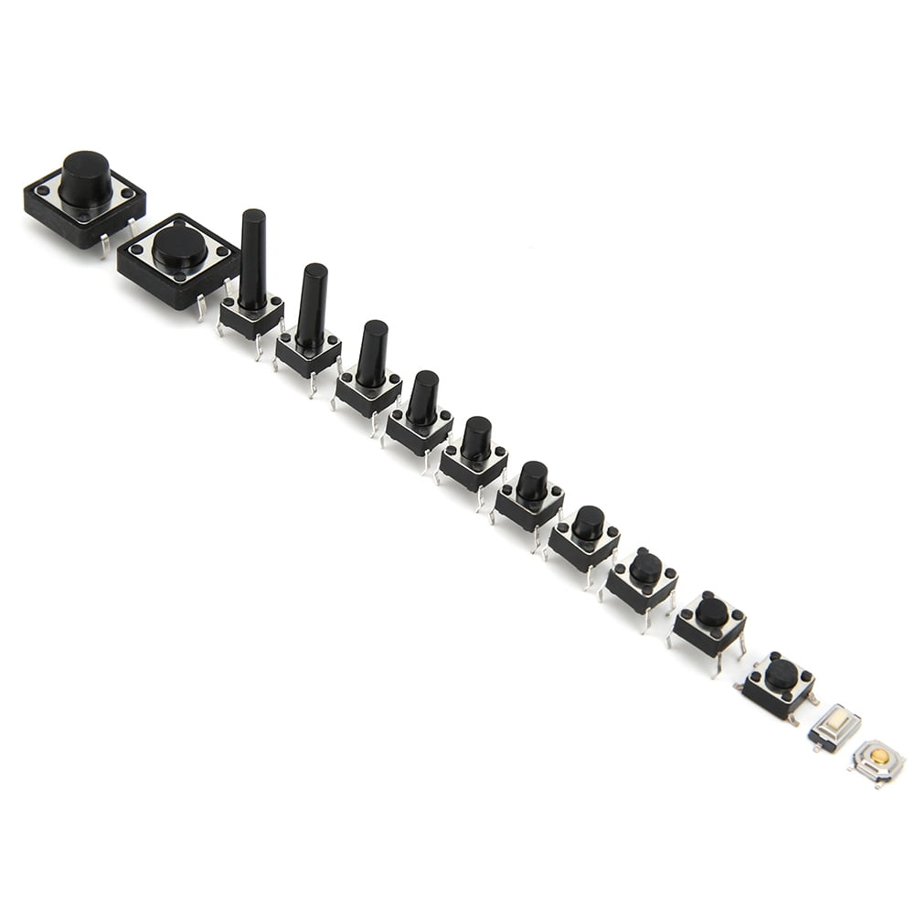 2024 140PCS 14 Value Tactile Micro Push Button Switch SMD DIP Tact ... 2024 140PCS 14 Value Tactile Micro Push Button Switch SMD DIP Tact ...