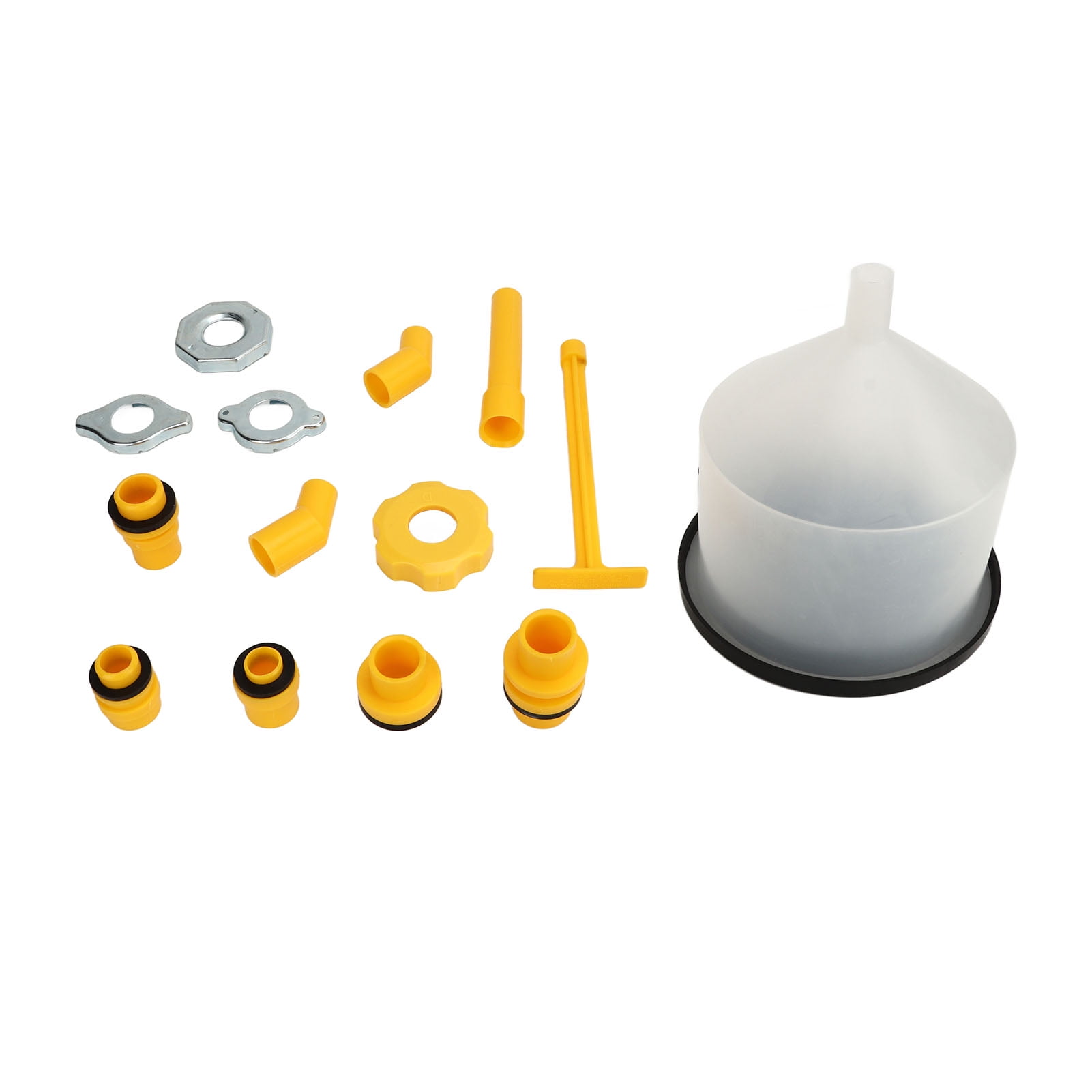 2024 15Pcs Coolant Funnel Kit Car Yacht Boat Sliver Spill Proof Cooling ...