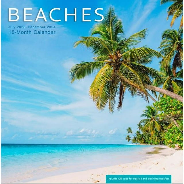 2024-18 Month Calendar-Beaches 12x12 Hanging Wall Calendar by DaySpring ...
