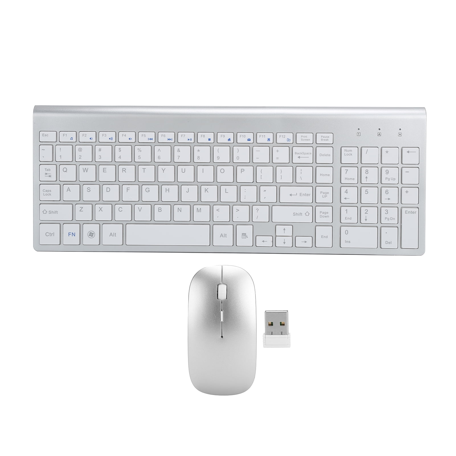 2024 2.4G Wireless Keyboard and Optical Mouse Combo Laptop PC Computer ...