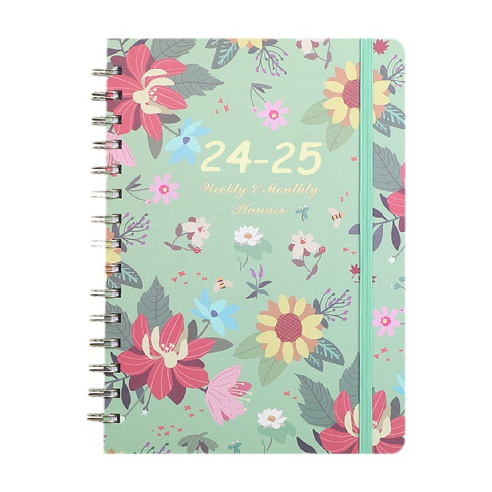 2024 2024 Personalized Weekly And Monthly Planner Flower Schedule ...