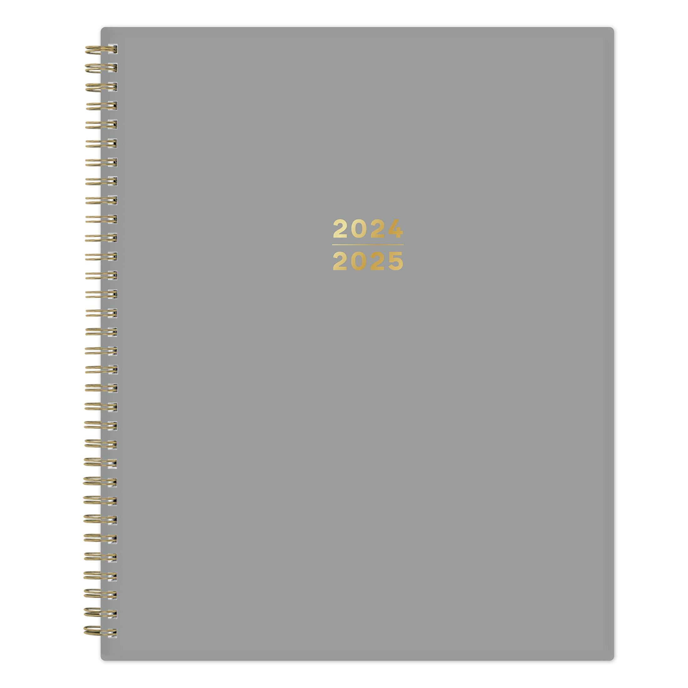 2024-2025 17-Month Weekly Monthly Planner, 8.5x11, Blue Sky, Silver ...