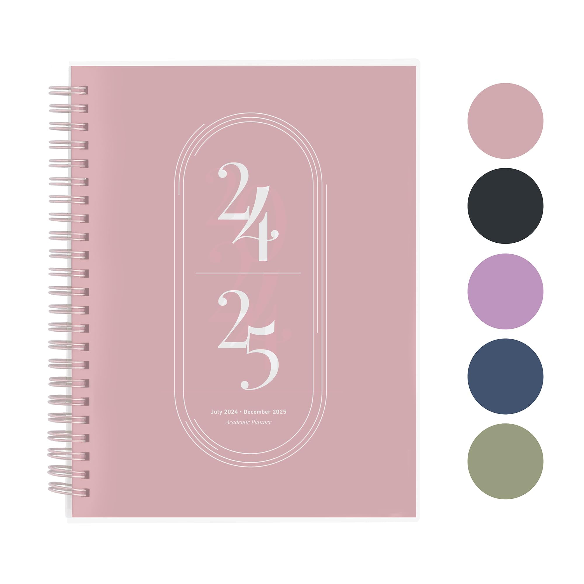 2024-2025 18-Month Academic Weekly & Monthly Agenda Planner (8 x 6 ...