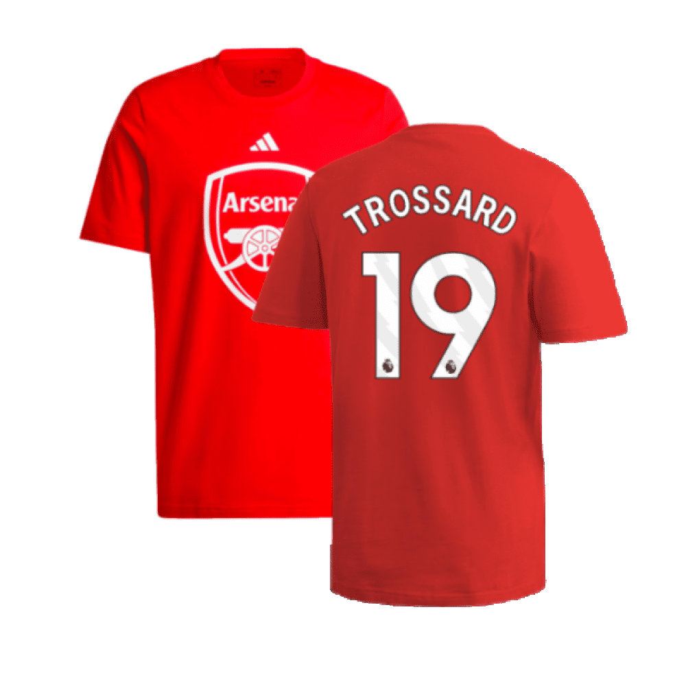 2024-2025 Arsenal DNA Graphic Tee (Red) (Trossard 19) - Walmart.com