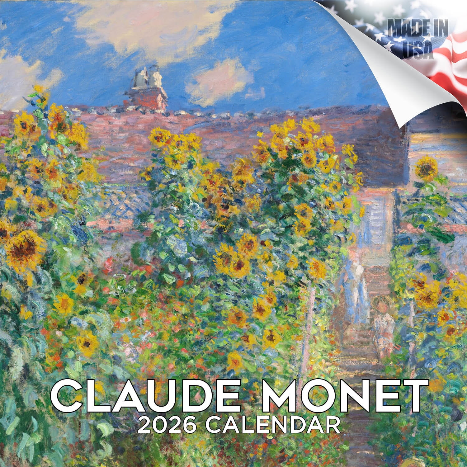 2025 2026 Claude Monet Calendar - Scenic Monthly Wall Calendar - Made ...
