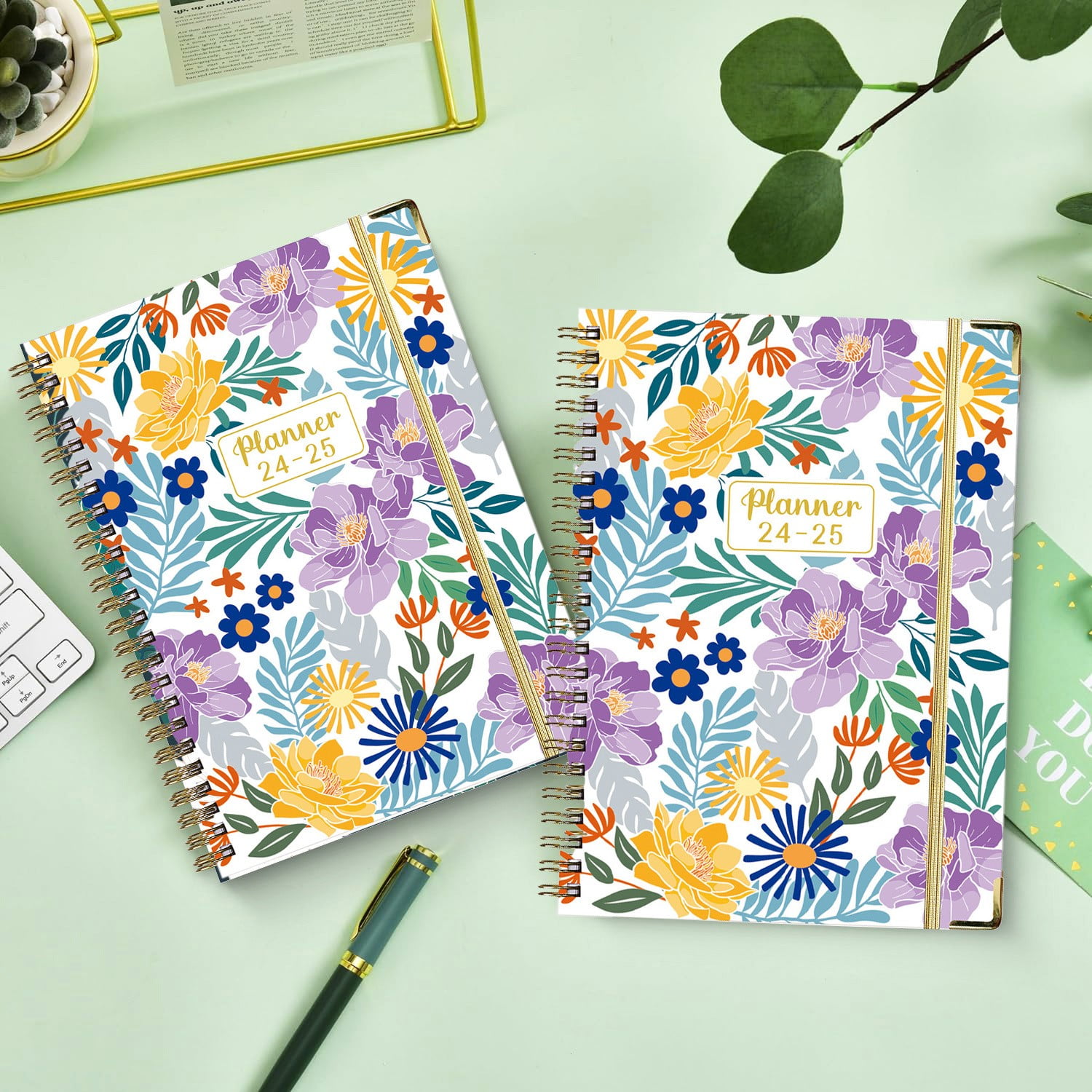 2024 2025 English Notepad Desktop A5 Plan This Daily Memo - Walmart.com