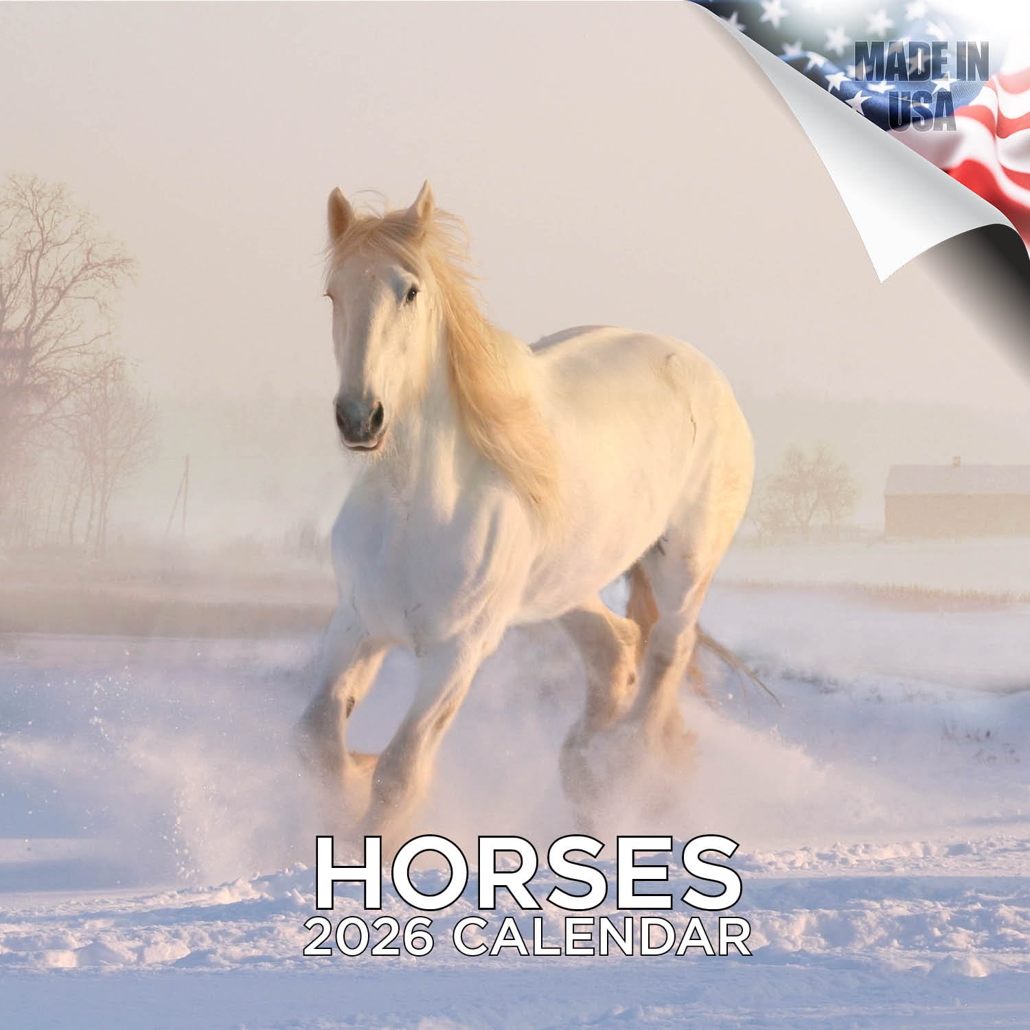 MegaCalendars 2024-2025 Horses Wall Calendar, 12x24, Academic Planner ...