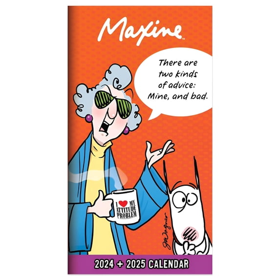 TF Publishing Maxine Small Monthly Pocket Planner 2024-2025, Checkbook ...