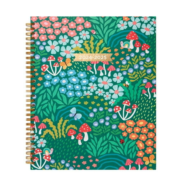 2024 - 2025 Mintgreen MW Large Mushroom Planner - Walmart.com