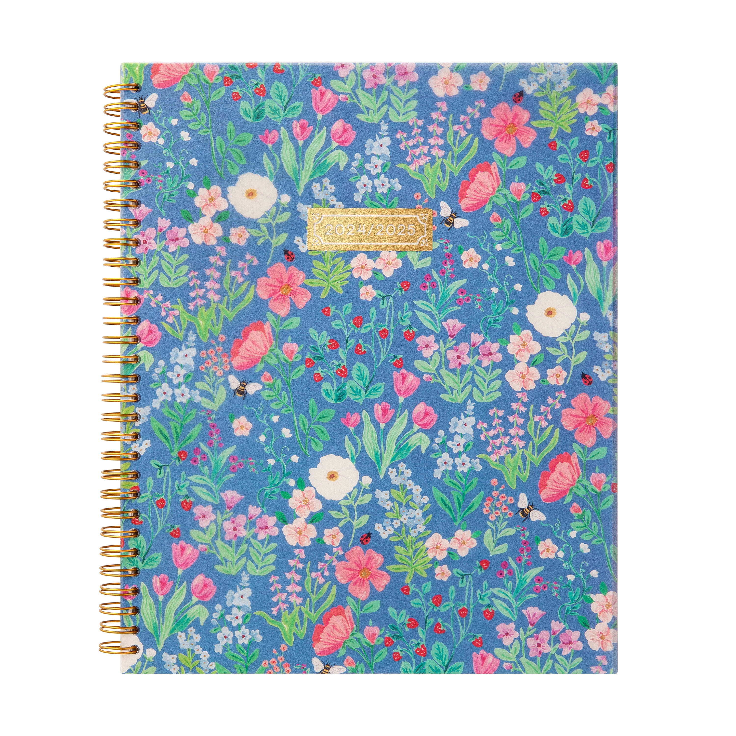 2024 - 2025 Mintgreen MW Large Poly Blue Floral Planner - Walmart.com