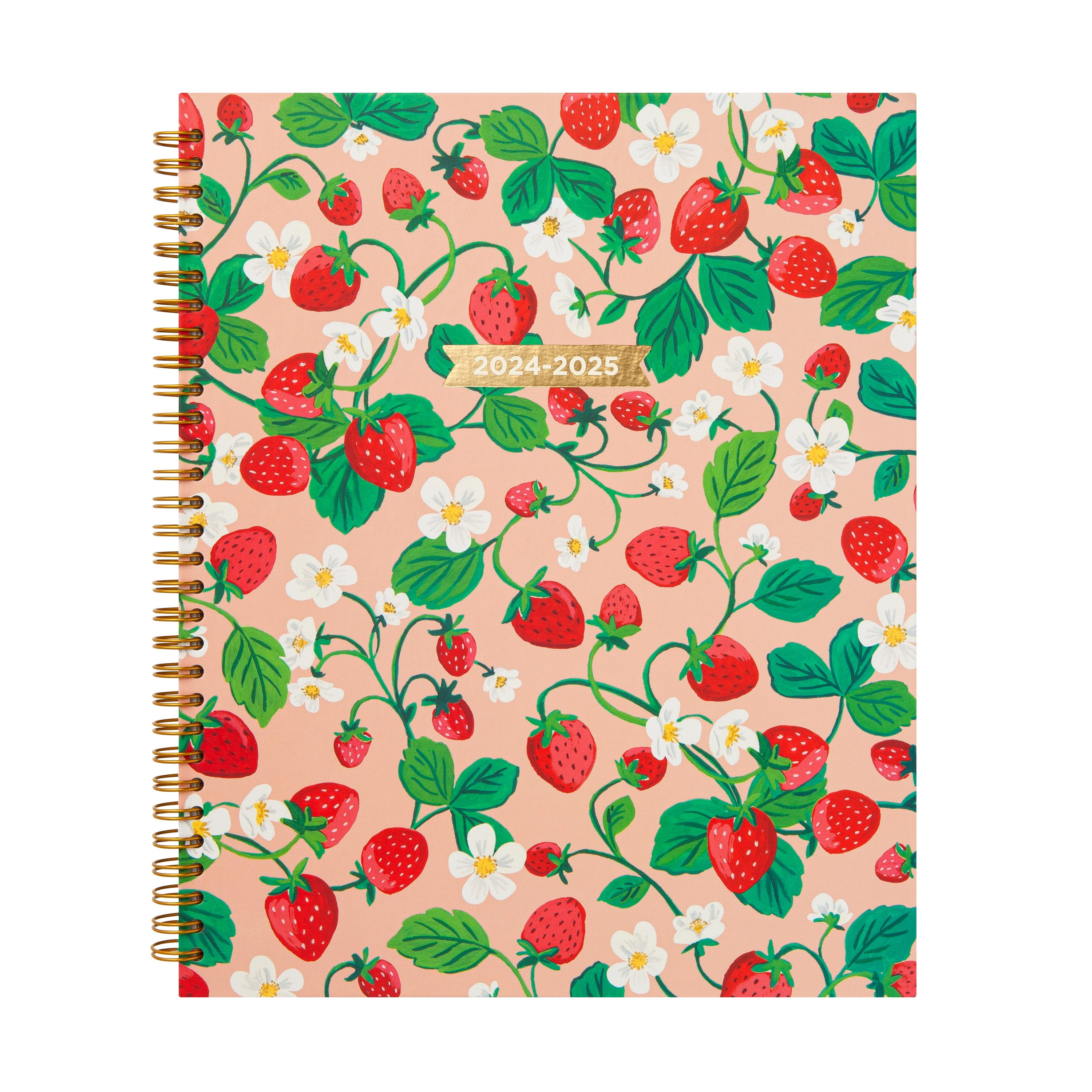 2024 - 2025 Mintgreen MW Large Strawberry Planner - Walmart.com