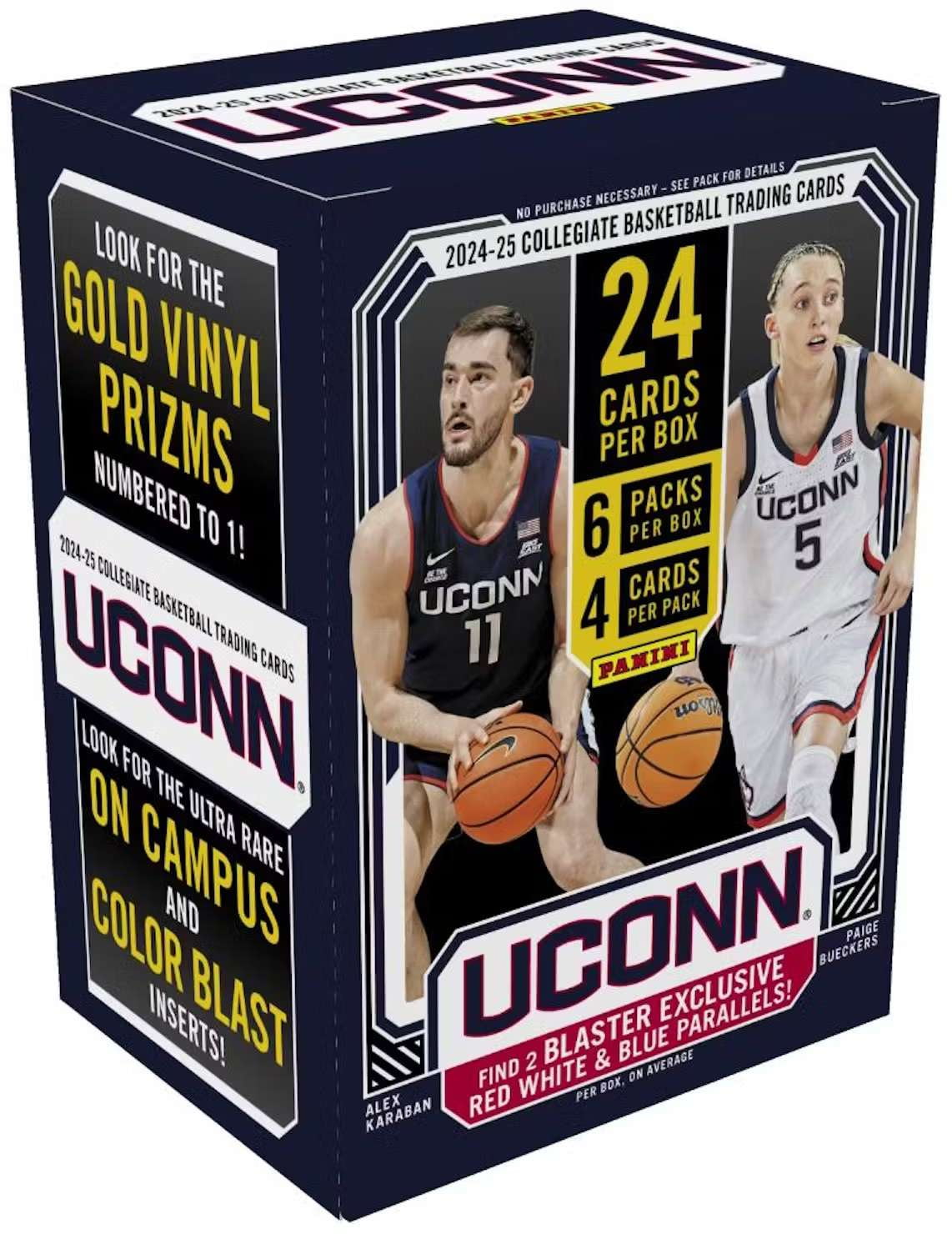 Panini 2024-25 UConn Collegiate Basketball 6-Pack Blaster Box - Walmart.com
