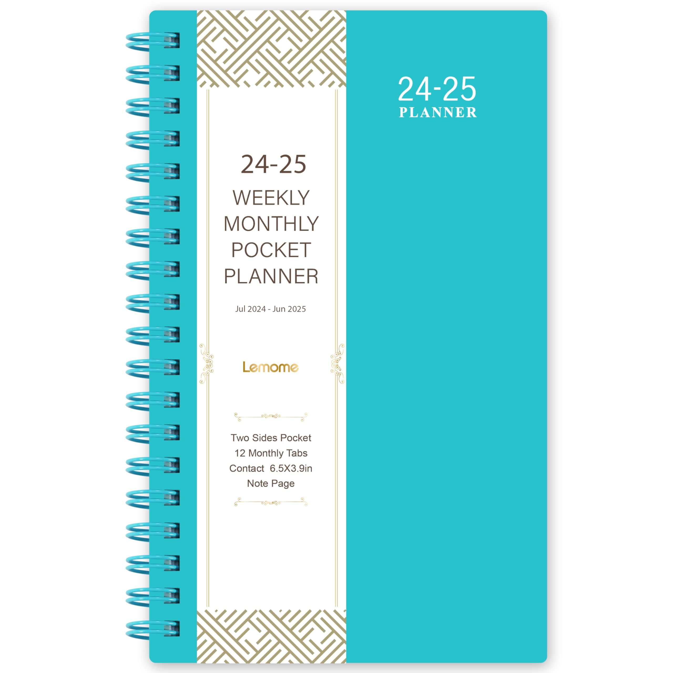 2024-2025 Pocket Planner/Calendar - Weekly & Monthly Pocket Planner ...