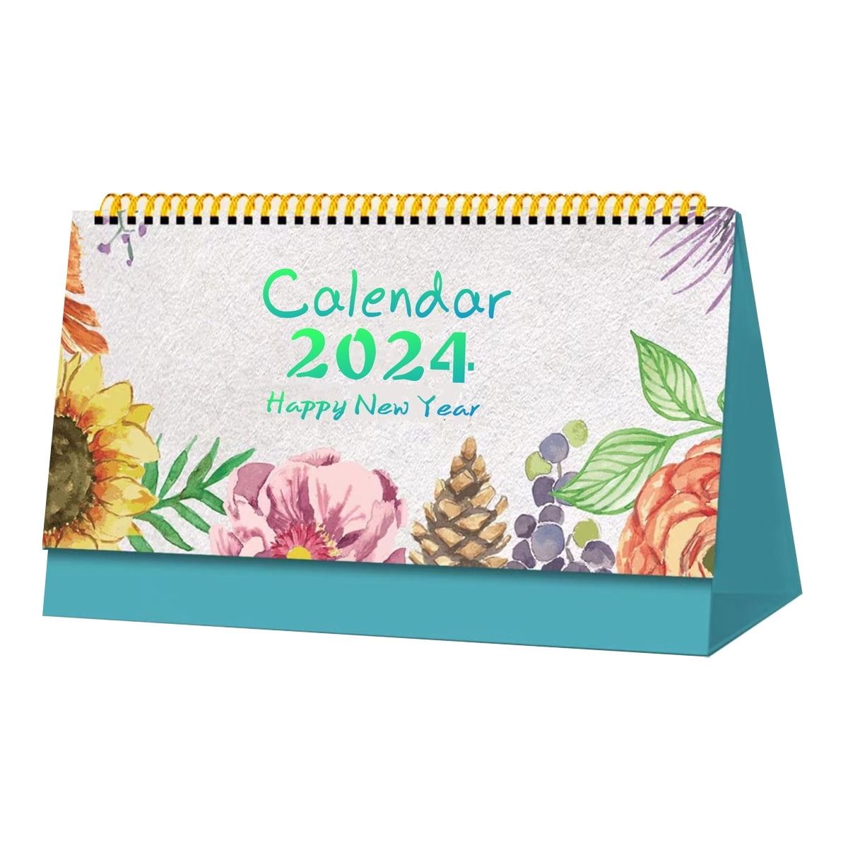 2024-2025 Standing Flip Desk Calendar, Jan. 2024 to Jun. 2025, 9.8" x 5 ...