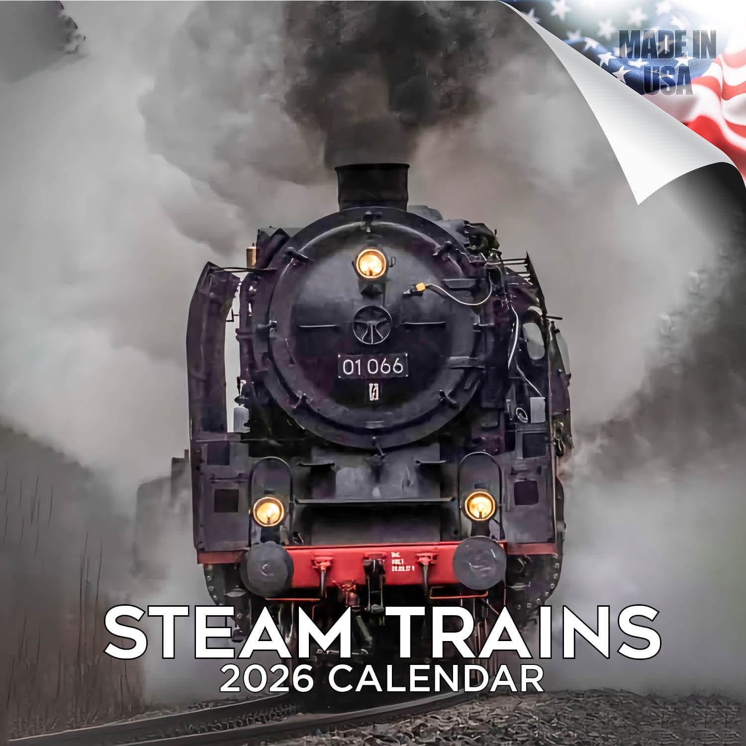 2025 2026 Steam Trains Calendar - Transportation Monthly Wall Calendar ...