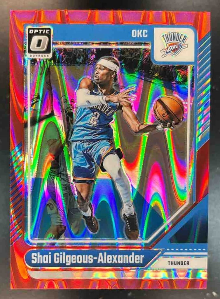2024-25 Donruss Optic Shai Gilgeous-Alexander Red Seismic /149 #127 ...