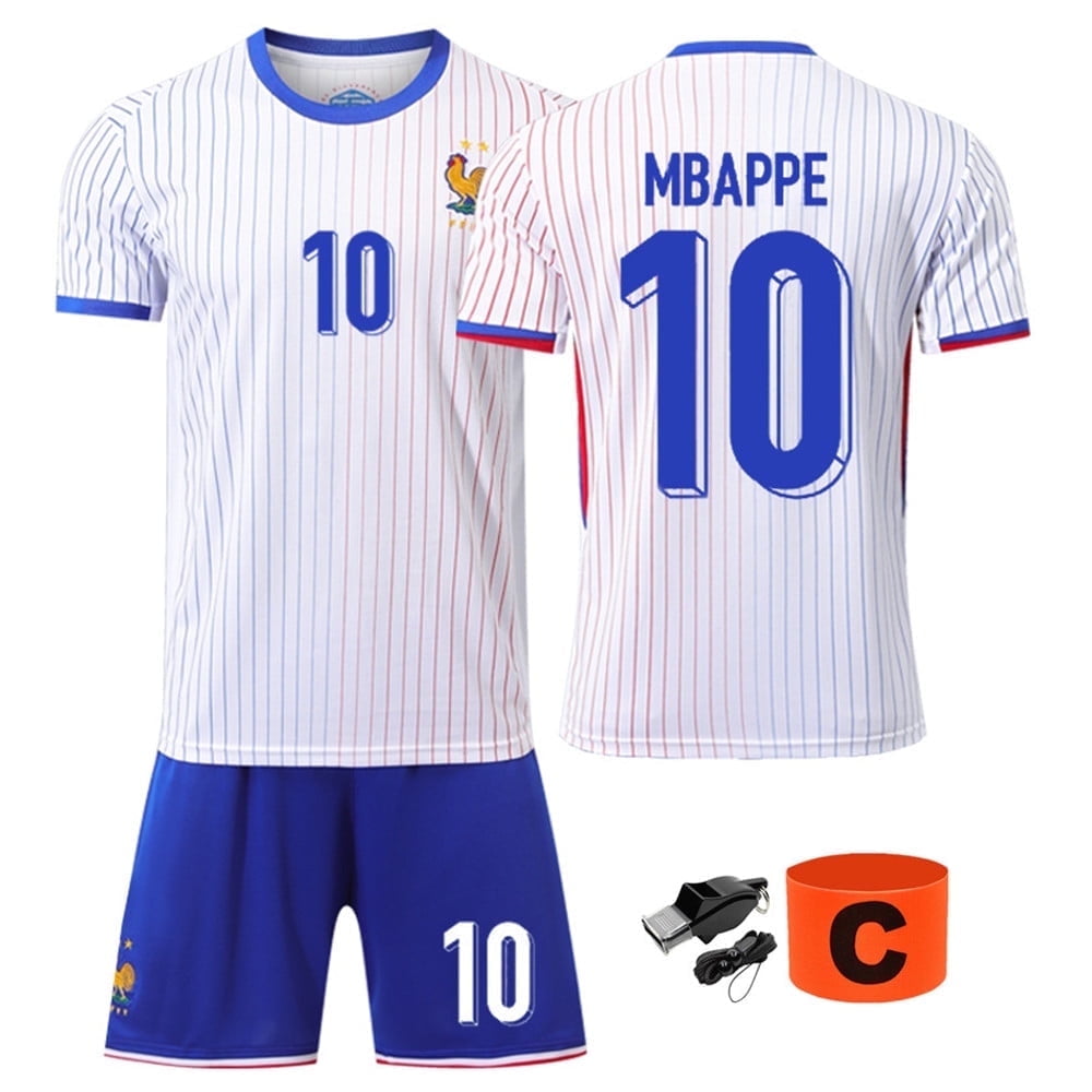 2024-25 Kids Soccer Jersey FC Boys Football Uniforms For MBAPPE Fan ...