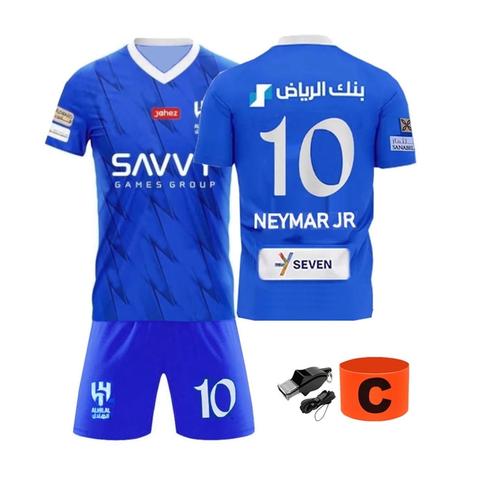 2024-25 Kids Soccer Jersey FC Boys Football Uniforms For NEYMAR JR Fan ...