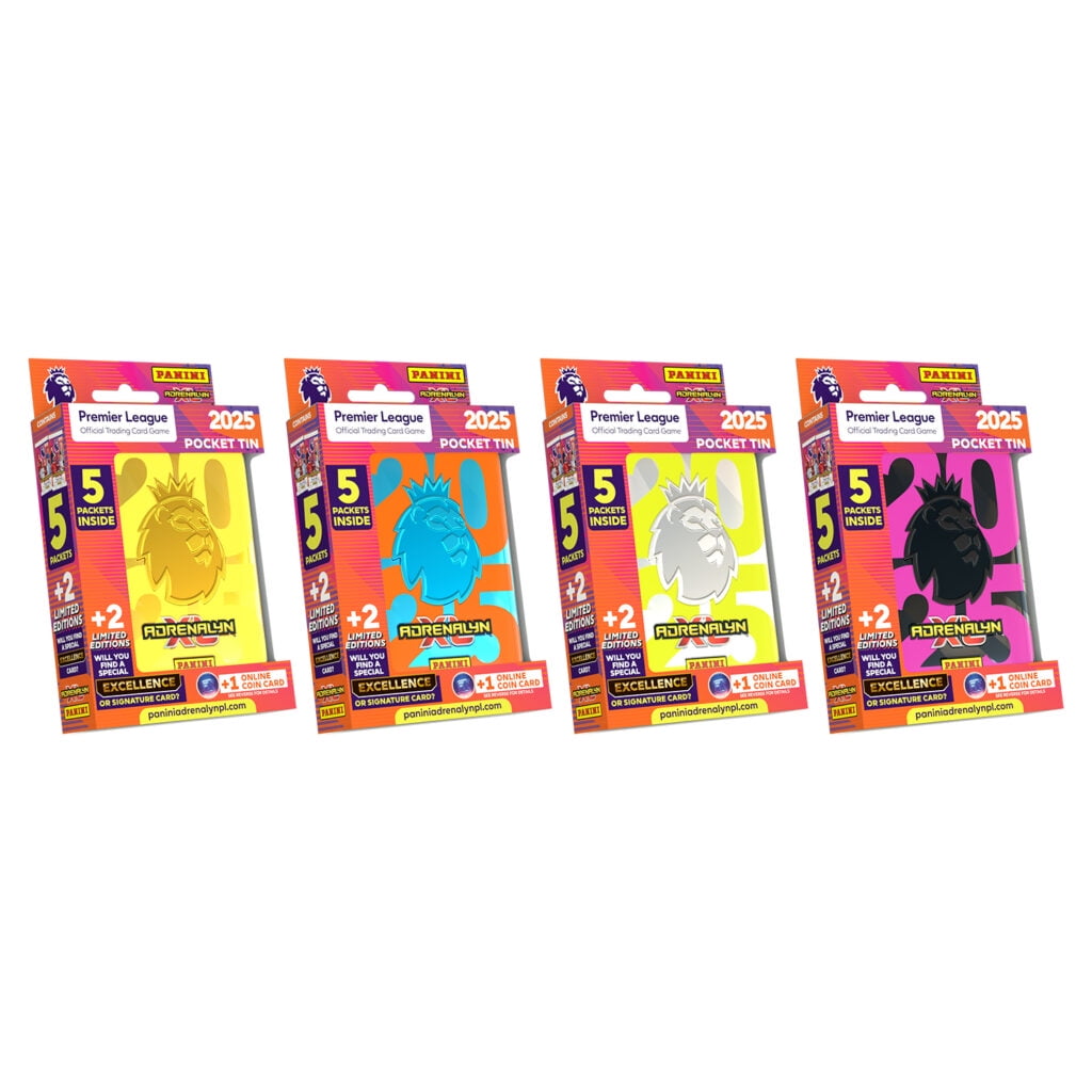 2024-25 Panini Adrenalyn XL Premier League Cards - Pocket Tin 4-Pack ...