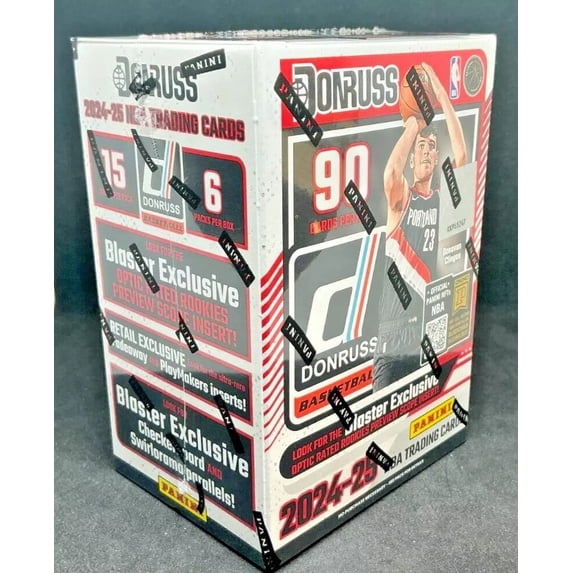 Panini 2024-25 Donruss Basketball Hobby Blaster Box, 6 Packs, 90 Cards ...