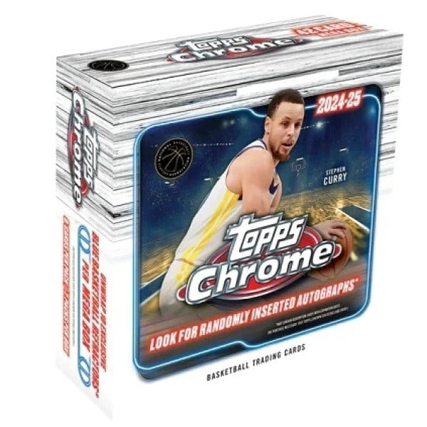 2024-25 Topps Chrome Basketball Mega Box - Factory Sealed - Walmart.com