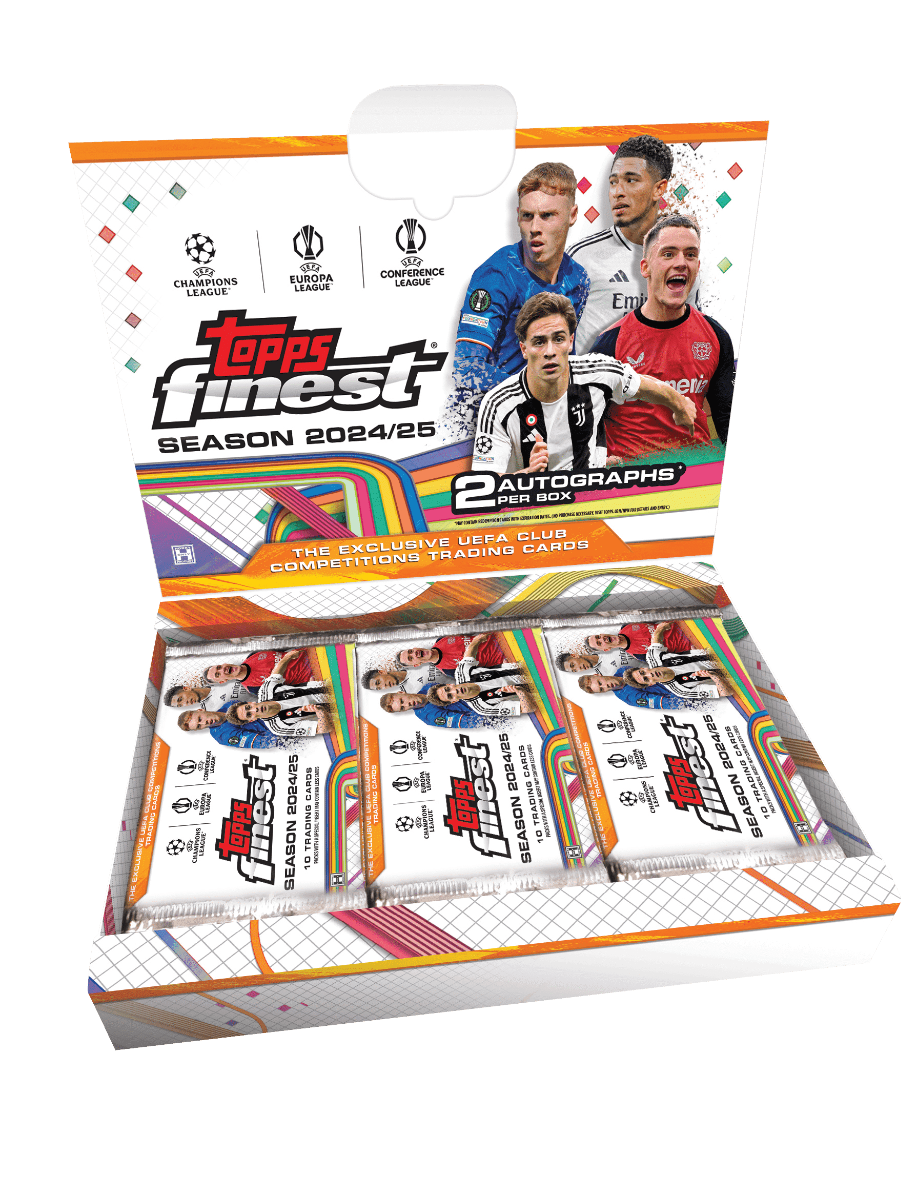2024/25 Topps UEFA Club Competitions Finest Soccer Hobby Box - (Soccer ...