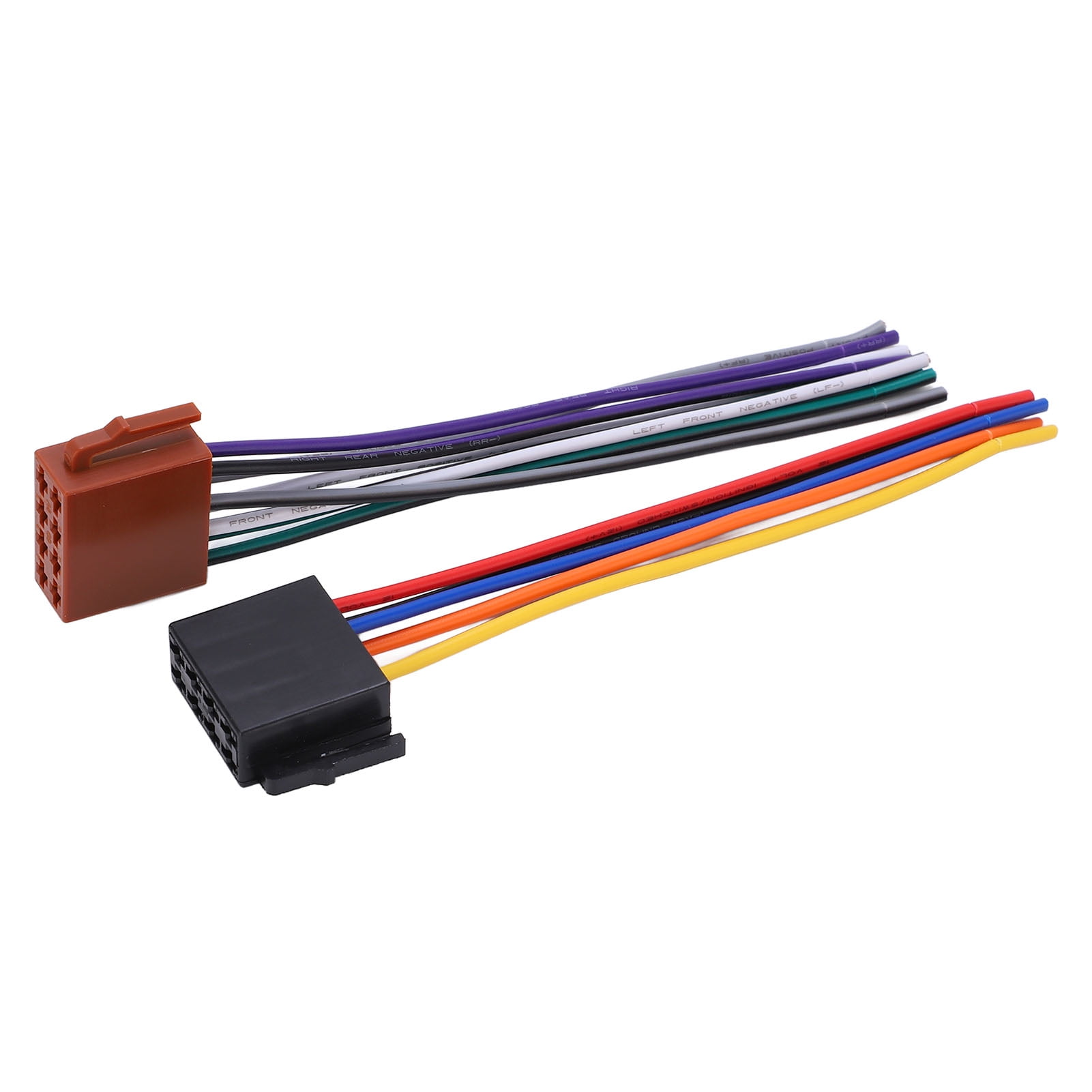 2024 2Pcs/Set ISO Harness Adaptor ABS Metal Car Stereo Adaptor ...