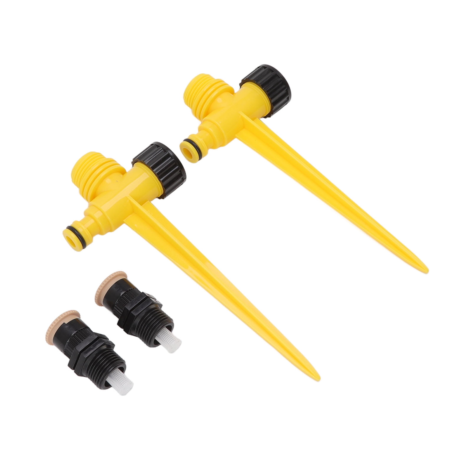 2024 2Set 360 Degree Rotating Garden Yard Sprinkler Ground Plug Type ...