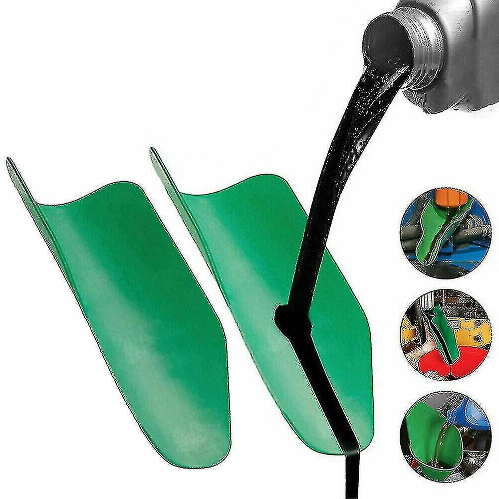 2024 2pcs Universal Flexible Oil Draining Funnel Tool Car Fluid Filled ...