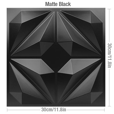 Art3d 12 Pack 19.7"x19.7" Decorative PVC 3D Textured Wall Panels in ...