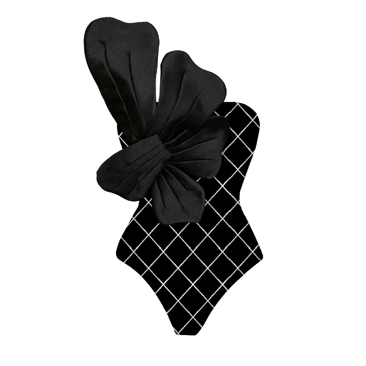 2024 3D Flower One Piece Swimsuit Women Swimwear Cut Out Bodysuit ...