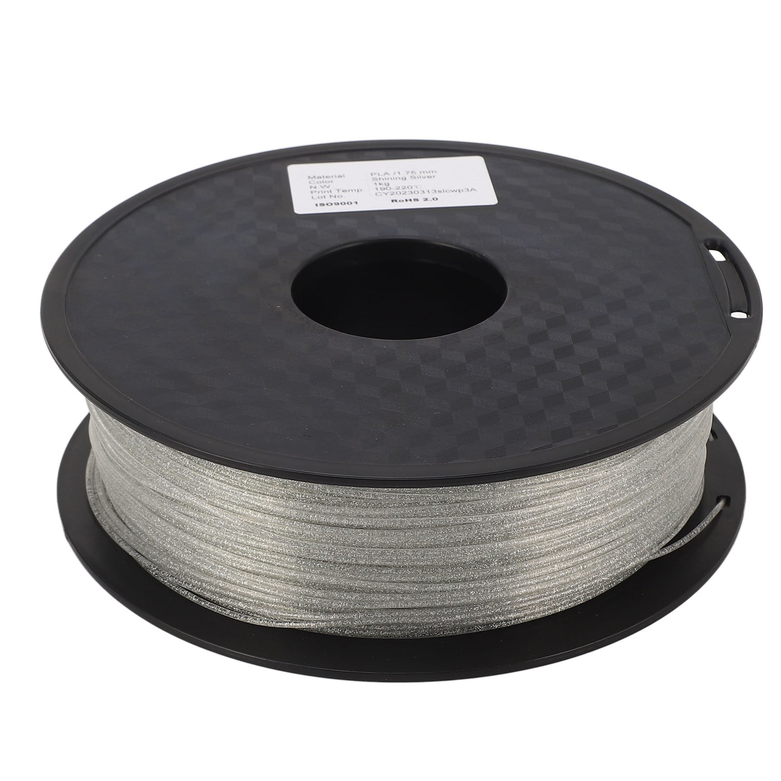 2024 3D Printer Filament 1.75mm Shiny Sparkling Silver Strong Smooth ...