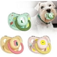 2024 3Pcs New Calming Dog Pacifier Chew Toy, Pet Dog Silicone Pacifier ...