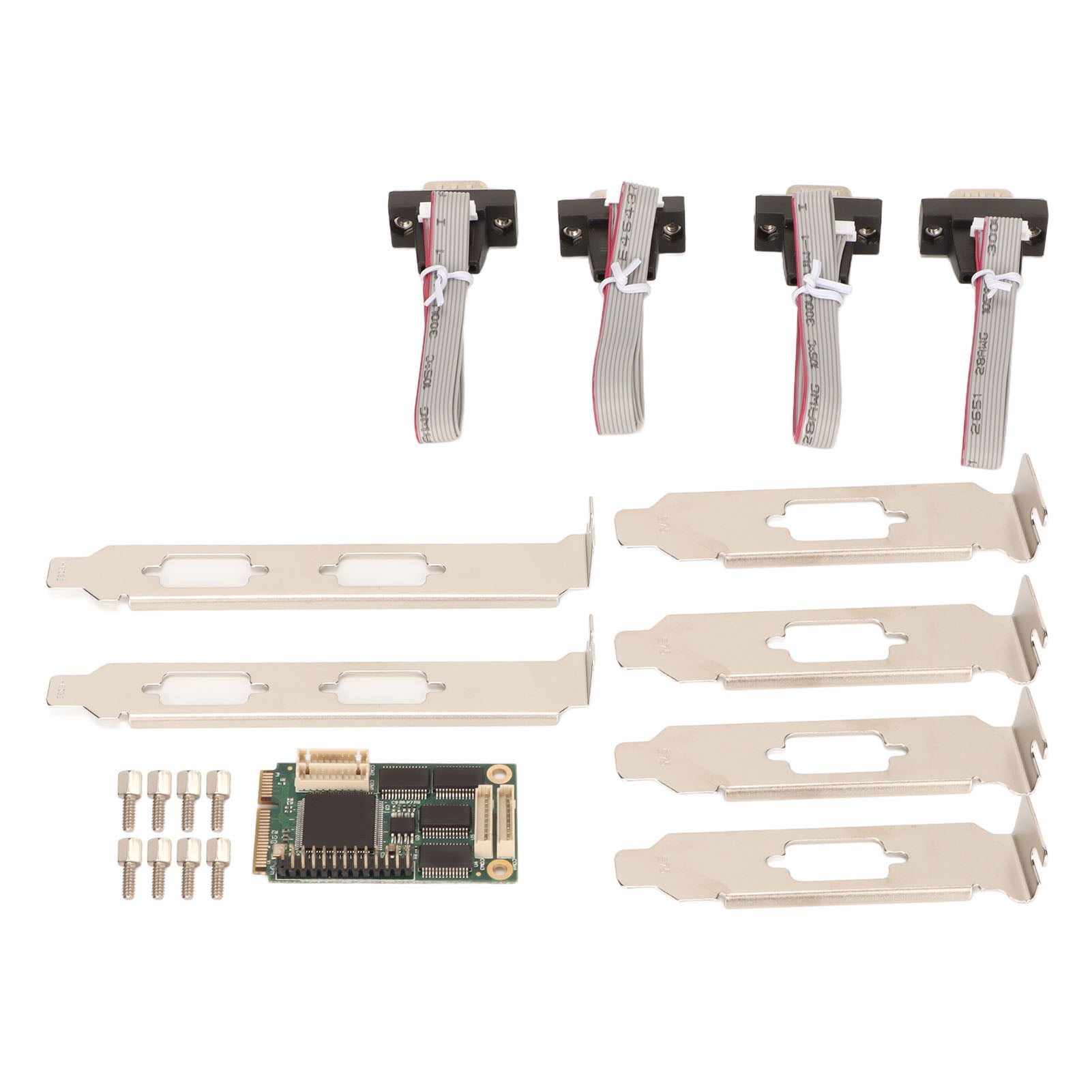 2024 4 Port PCIE Serial Expansion Card MiniPCIE CH384L 4S DB 9 RS232 ...