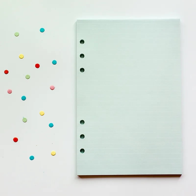 2024 45Sheet Kawaii A5 A6 Loose Leaf Notebook Refill Spiral Binder ...