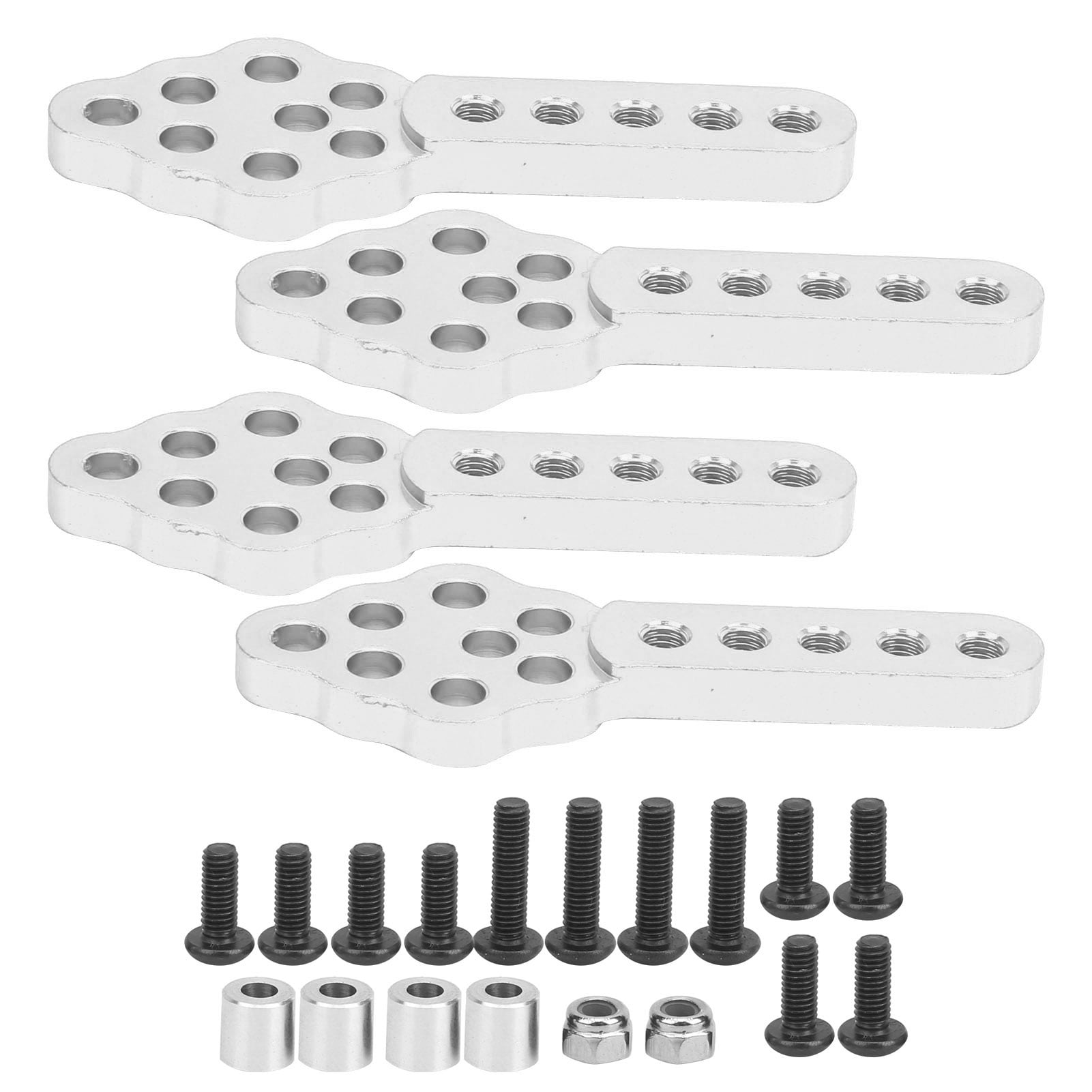 2024 4pcs/set RC Car Damping Mount Base Plate Angle Height Adjustable ...