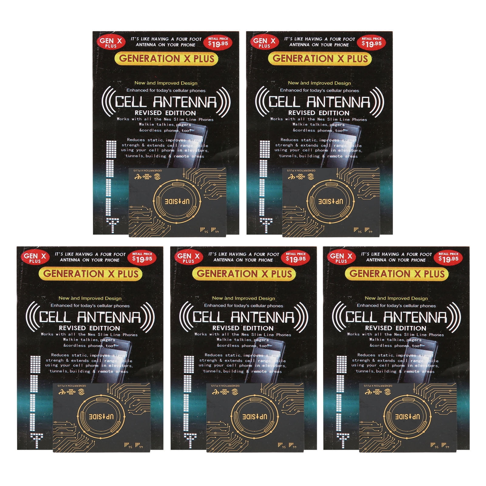 2024 5 PCS Phone Signal Stickers Cellphone Signal Enhancement Stickers ...