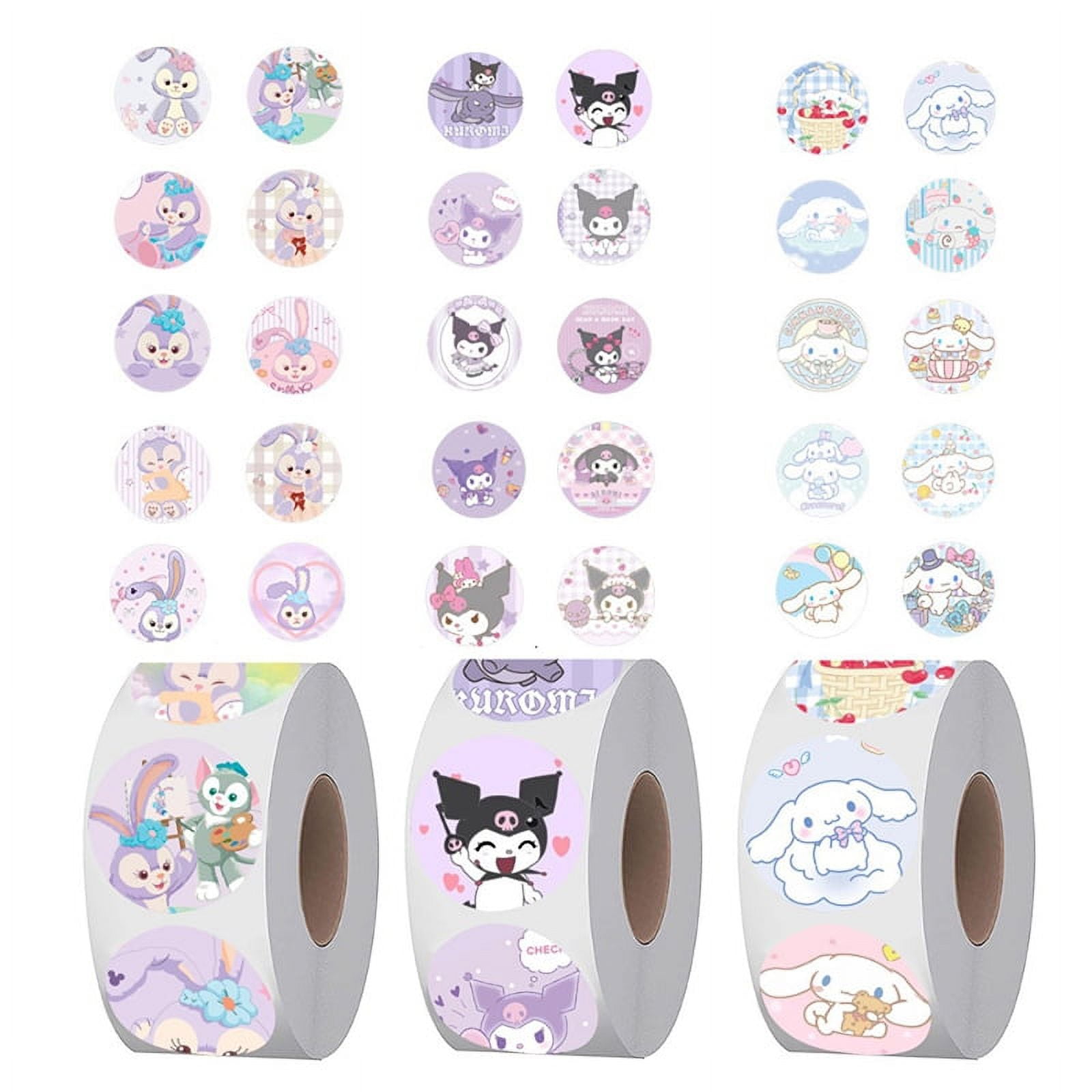 2024 500pcs Sanrio My Melody Kuromi Cinnamoroll Anime Cartoon Cute