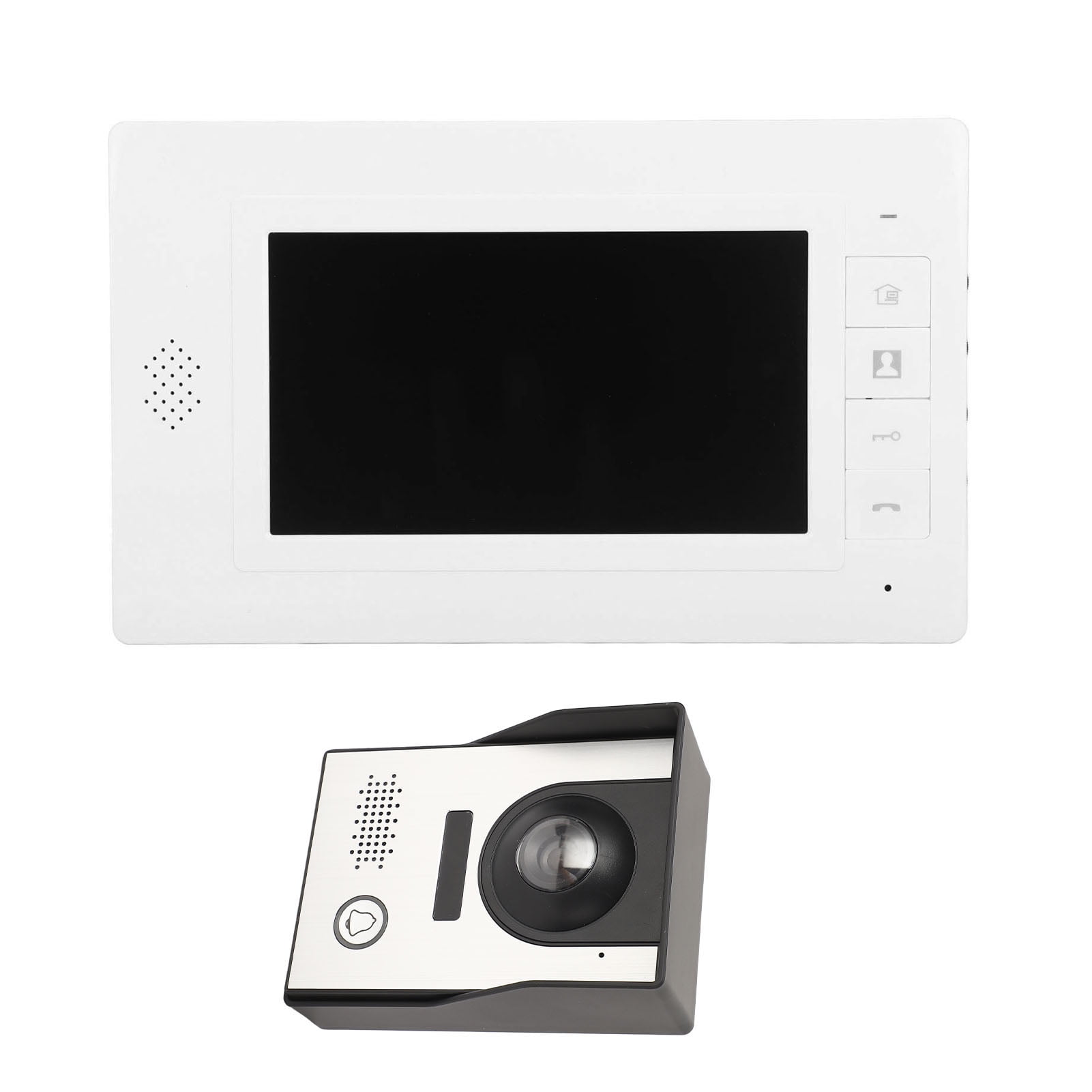 2024 7 Inch Home Intercom Doorbell Hands Free Night Vision Wired Video ...