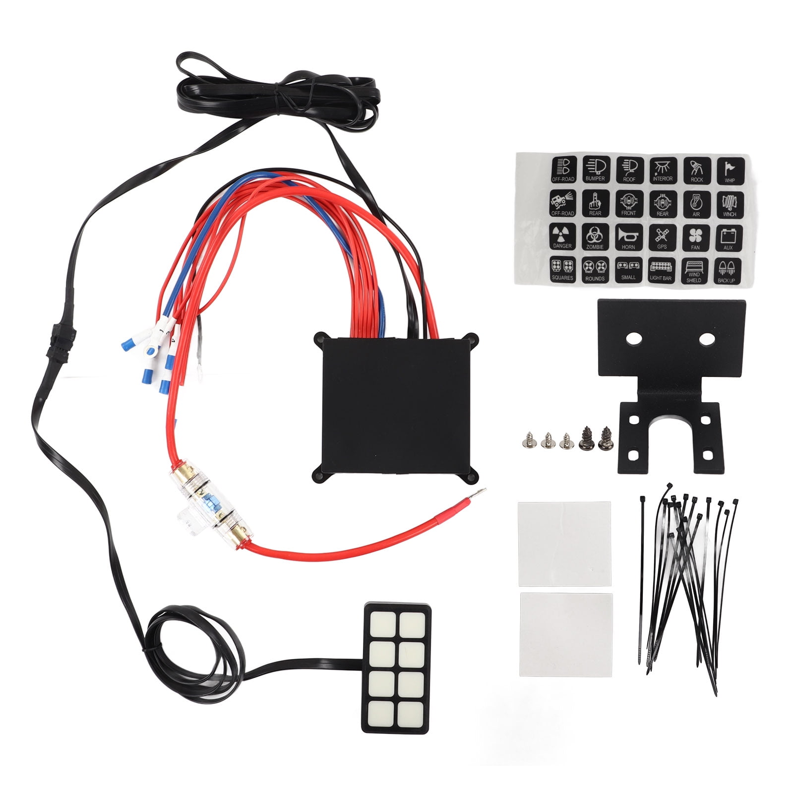 2024 8 Gang Switch Panel Automatic Dimmable Circuit Power Control Relay ...
