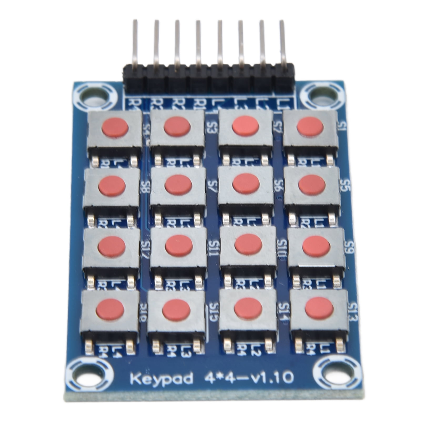 2024 8 Pin 4x4 Array 16 Buttons Keyboard Switch Mcu External Expansion Module For Electrical