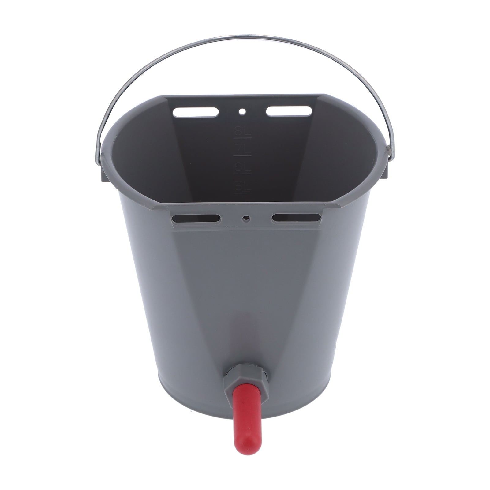 2024 8L Plastic Feeder Bucket with Nipples Check Valves Feeding ...