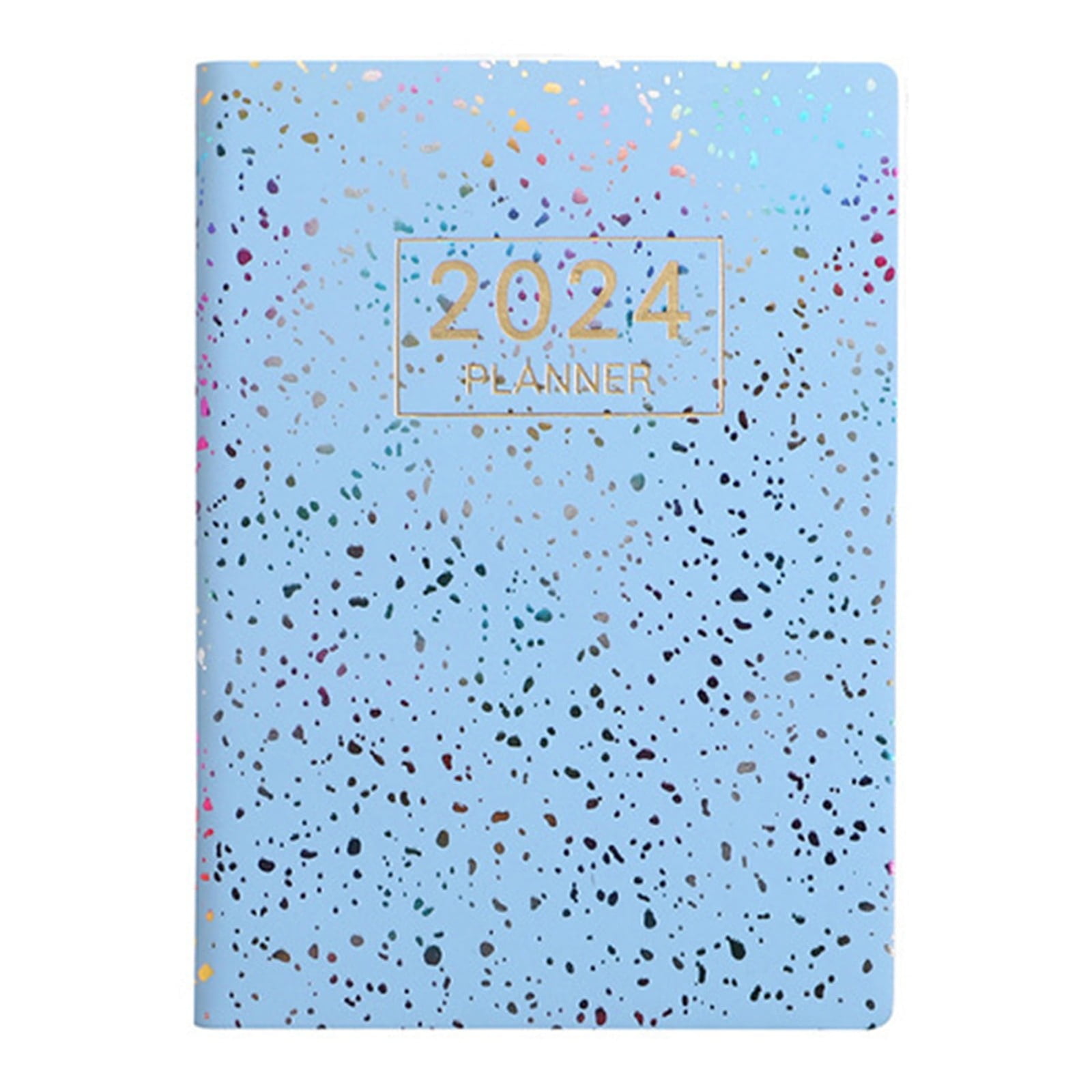 2024 A7 English Schedule, Weekly Calendar Plan, E|Daily Planner Leather ...