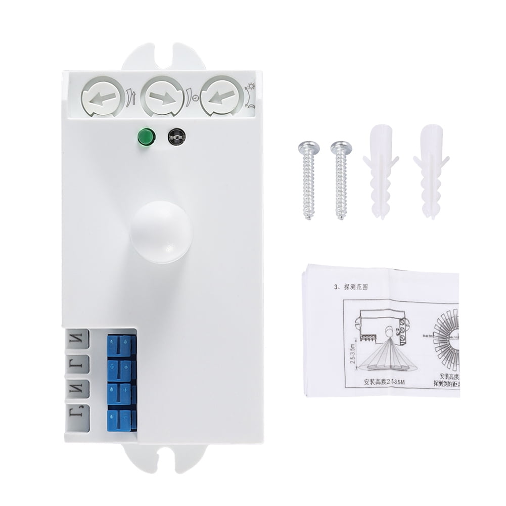 2024 AC220-240V 360 Degree Human Body Induction Switch Adjustable ...