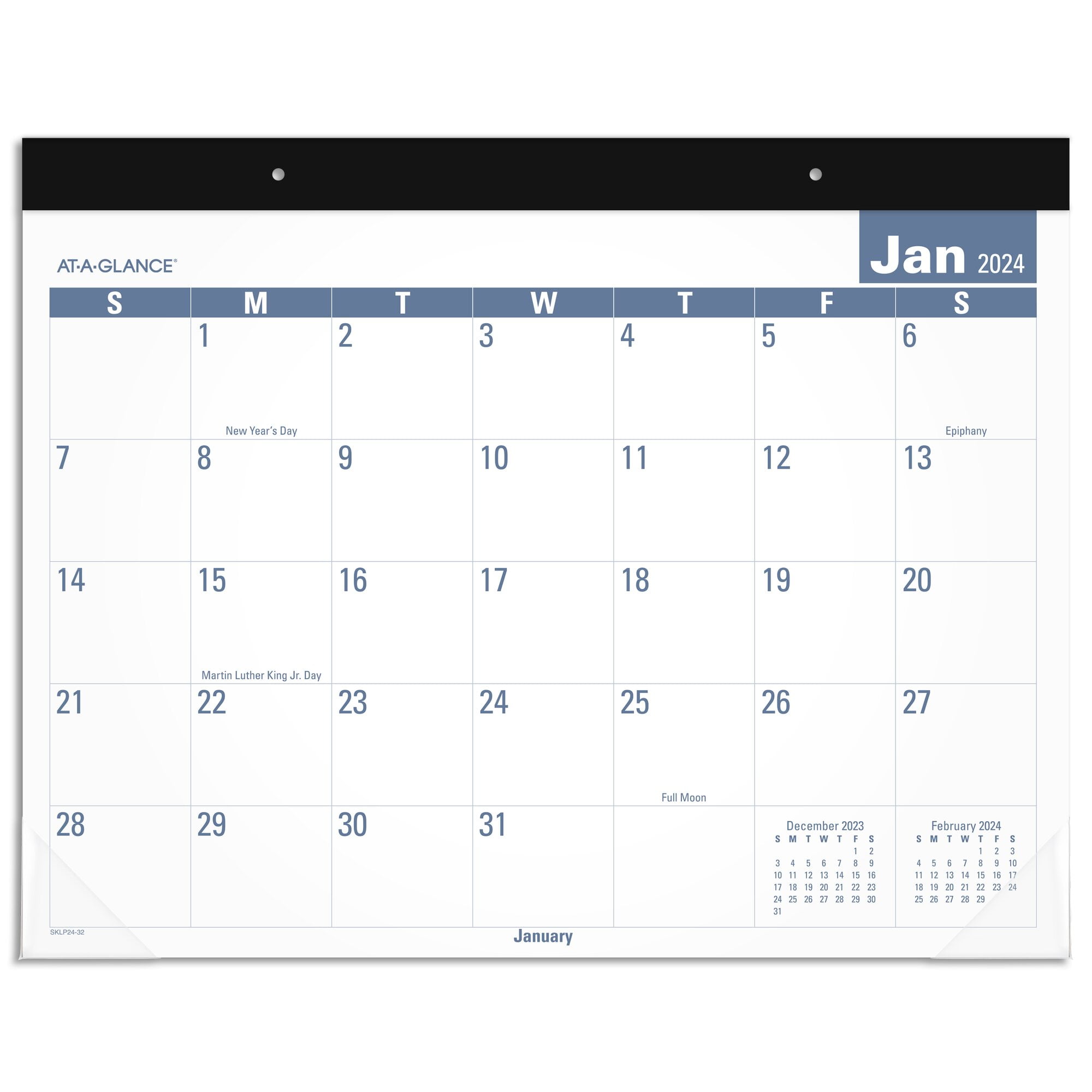 At A Glance 2024 Desk Calendar Monthly Desk Pad 21 3 4 X 17