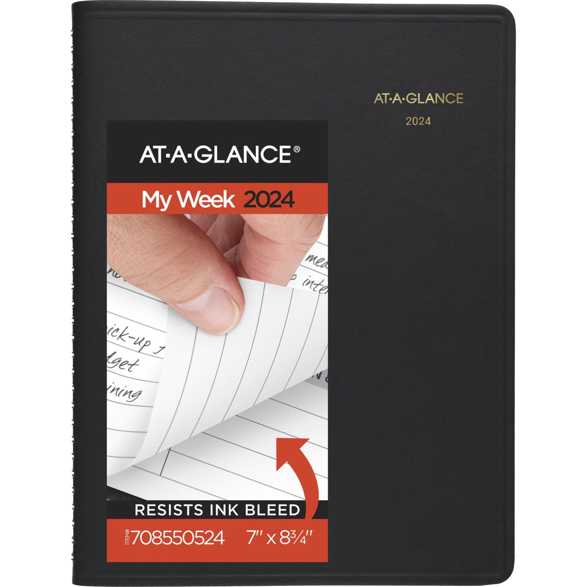 2024 AT-A-GLANCE® Open Scheduling Weekly Planner, 6-3/4" x 8-3/4 ...