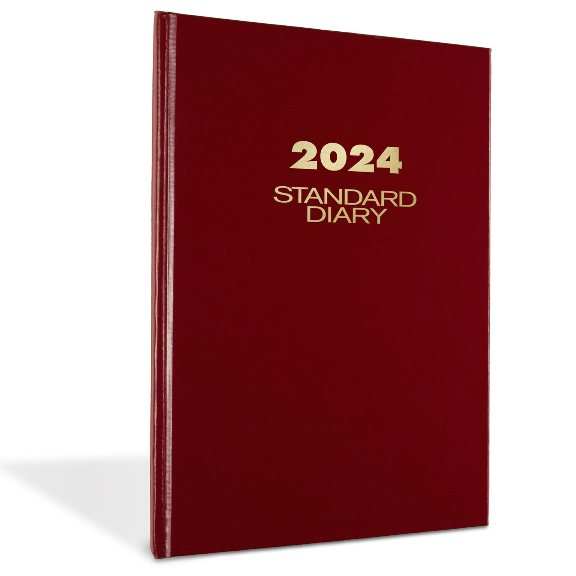 AT-A-GLANCE 2024 Daily Planner, Standard Diary, Large 7 3/4 x 12, Red ...
