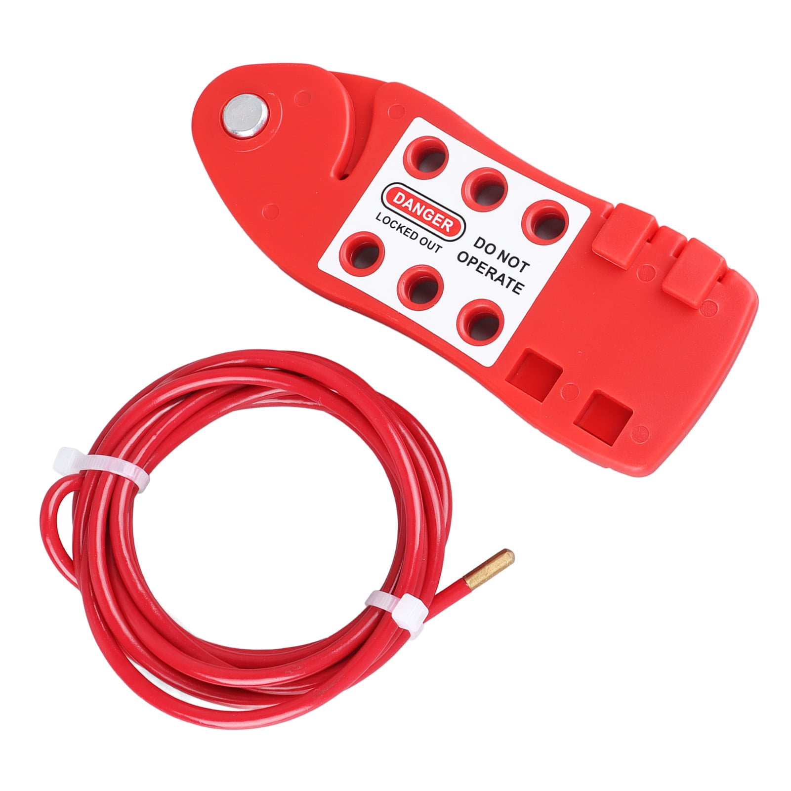 2024 Adjustable Cable Lockout Fish Shaped Stainless Steel Safety Cable ...